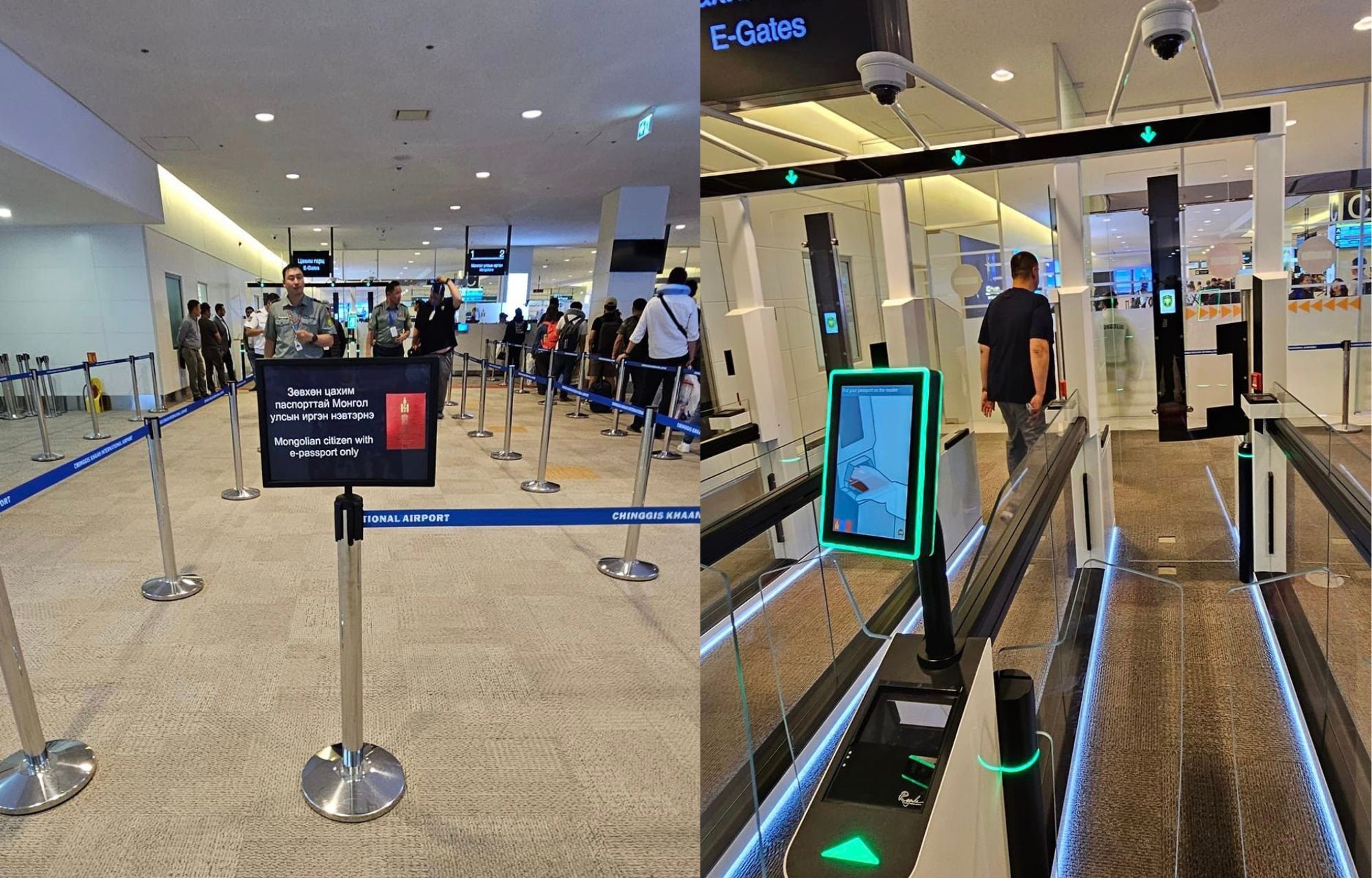 Чингис хаан нисэх буудал E-Gate төхөөрөмжийг нэвтрүүллээ